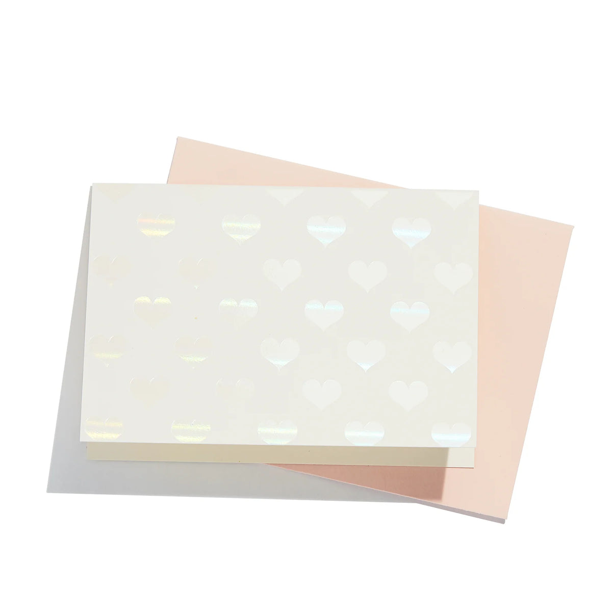 {Snow & Graham} Shimmer Hearts Card – Ellington & French