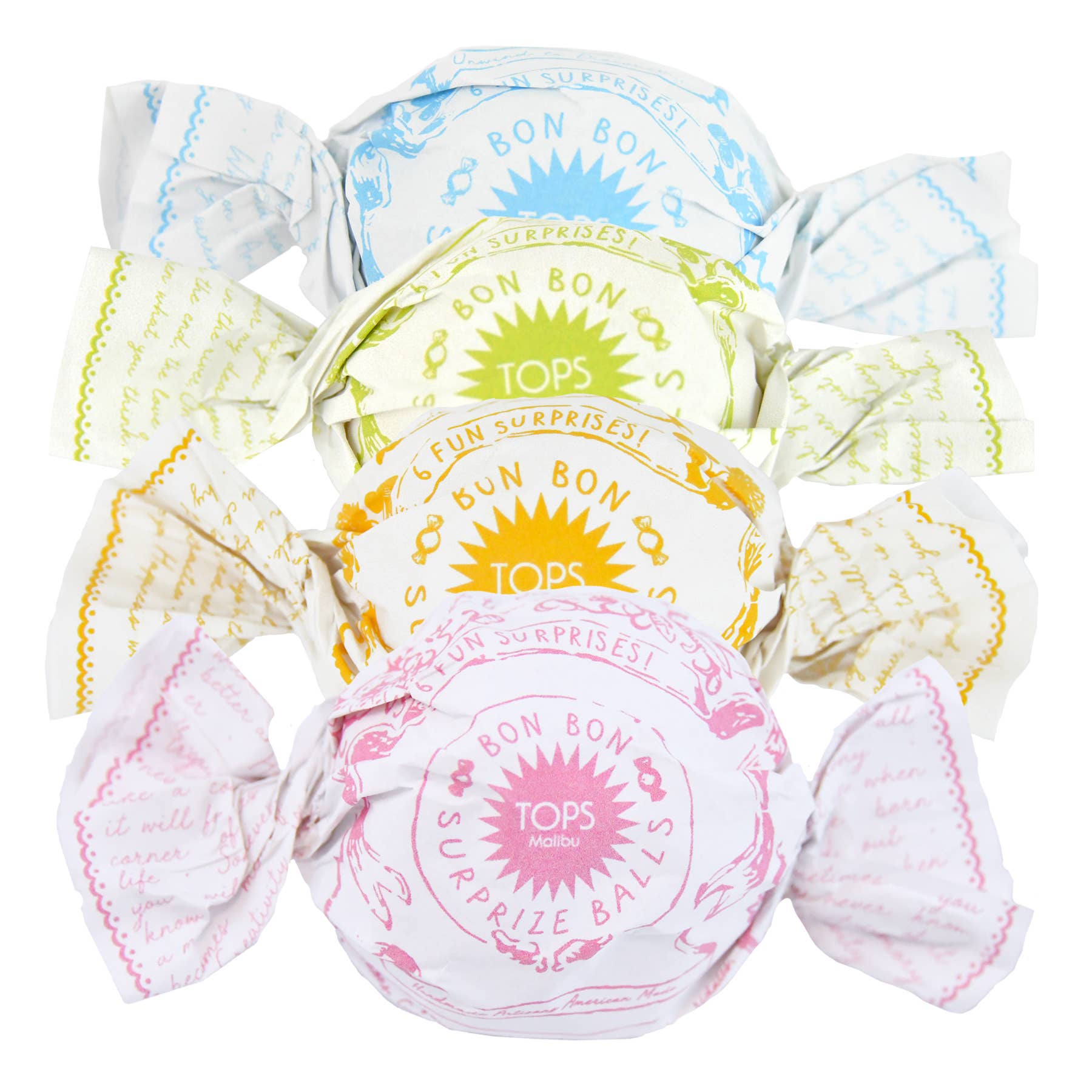 {TOPS Malibu} Bon Bon Treat Mini Surprise Ball :: Assorted Colors ...