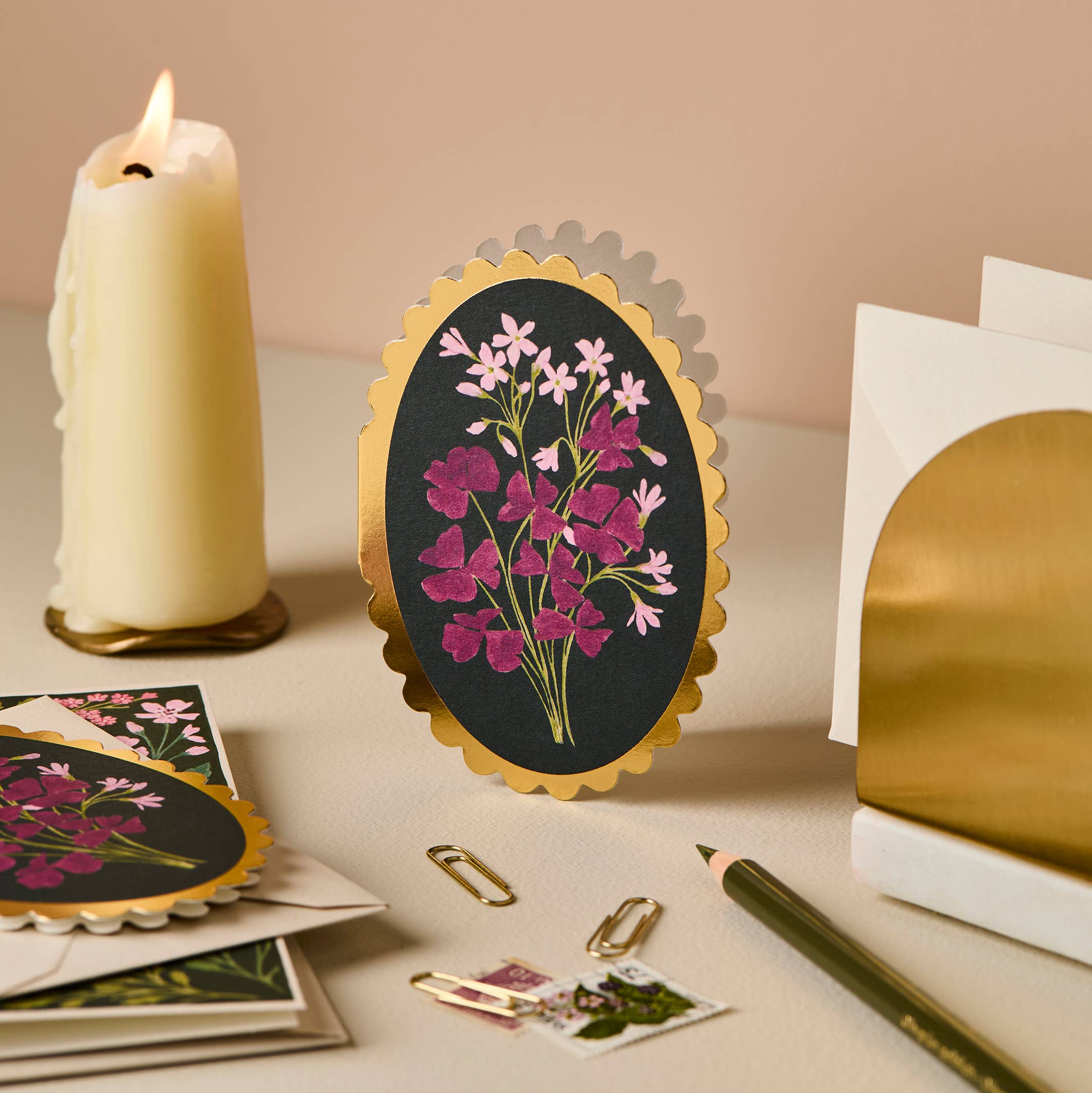 {Wanderlust Paper Co} Mini Card :: Oxalis – Ellington & French