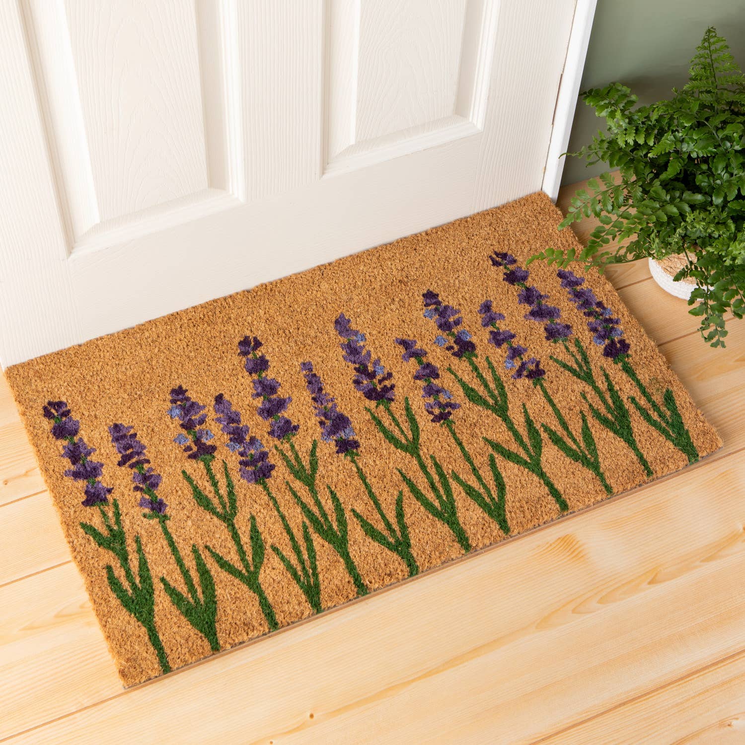 {Now Designs by Danica} Doormat :: Lavender – Ellington & French