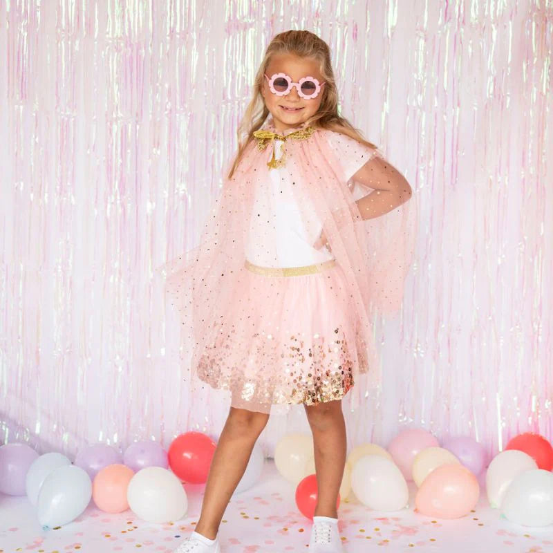 {Sweet Wink} Tulle Cape :: Pink Star – Ellington & French