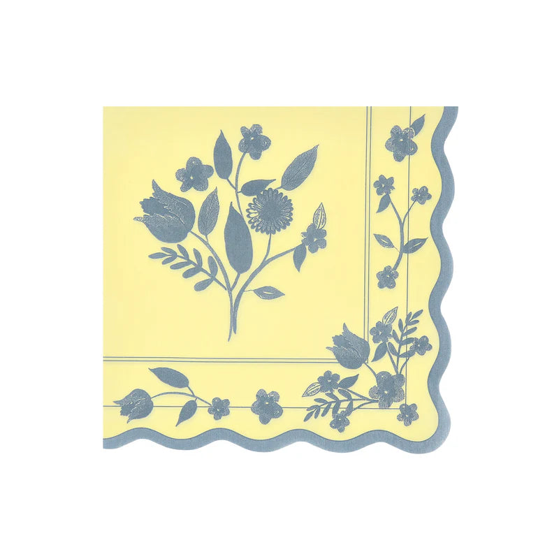 {Meri Meri} Paper Napkins :: Mixed Pastel Vintage Botanical :: Large ...