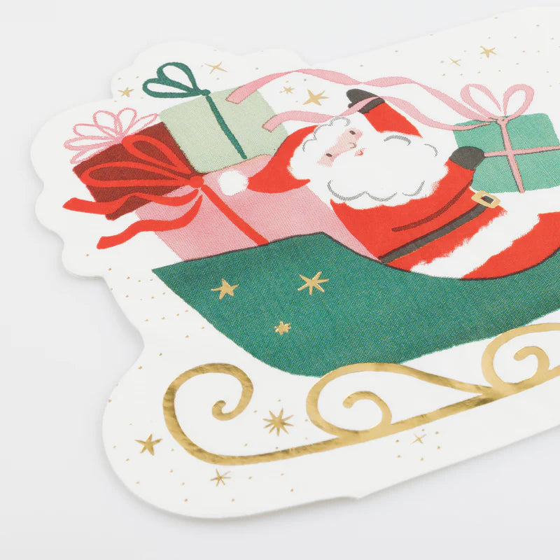 {Meri Meri} Paper Napkins :: Sleigh :: Set of 16 – Ellington & French