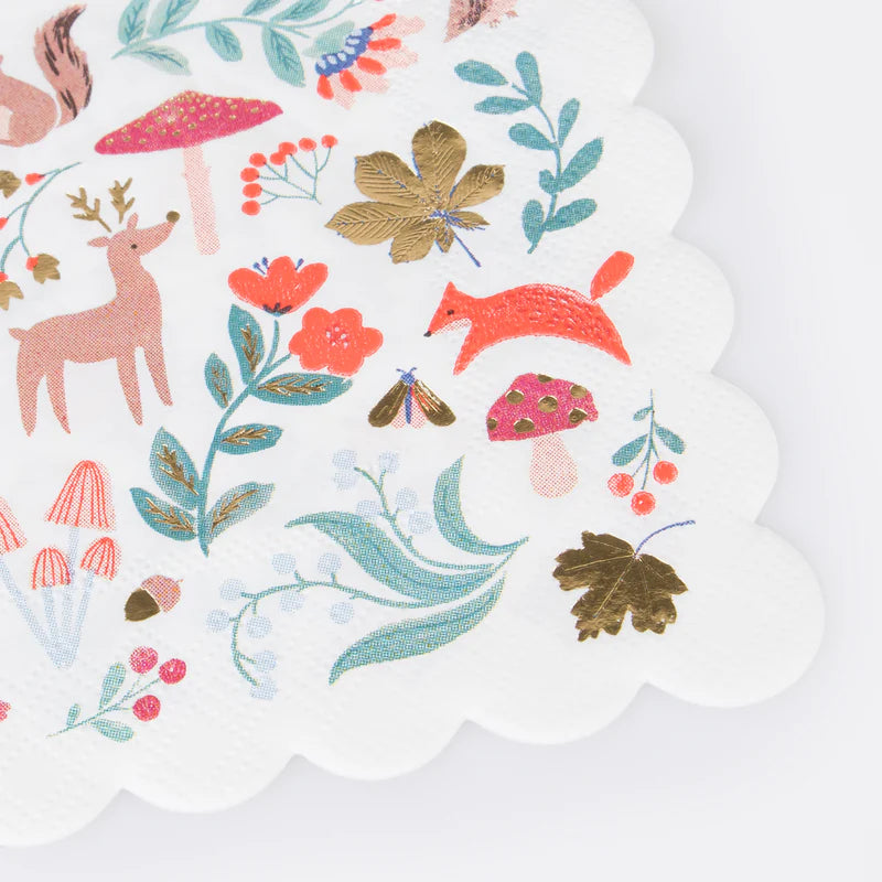 {Meri Meri} Paper Napkins :: Winer Woodland :: Small :: Set of 16 ...