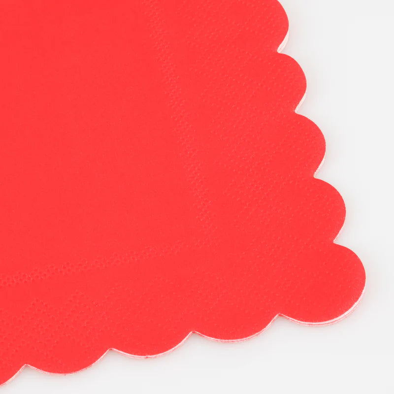 {Meri Meri} Paper Napkins :: Berry Red :: Small :: Set of 16 ...