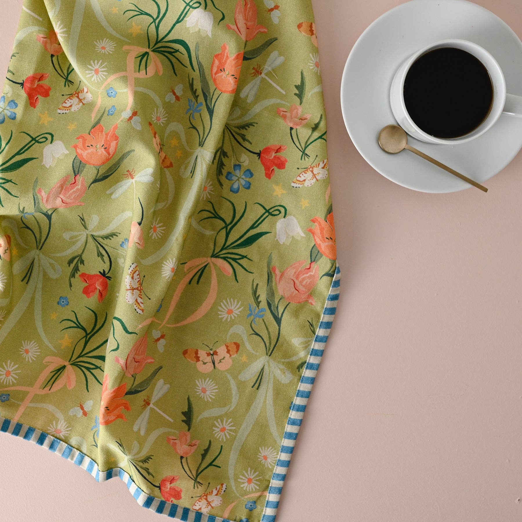 {Amy Heitman} Cotton Tea Towel :: Tulip Festival – Ellington & French