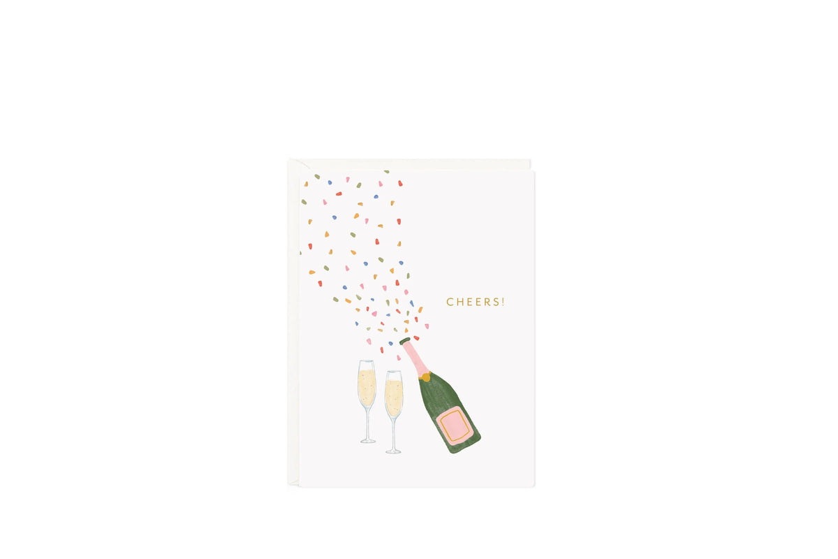 {Ramona & Ruth} Cheers Champagne Mini Card – Ellington & French