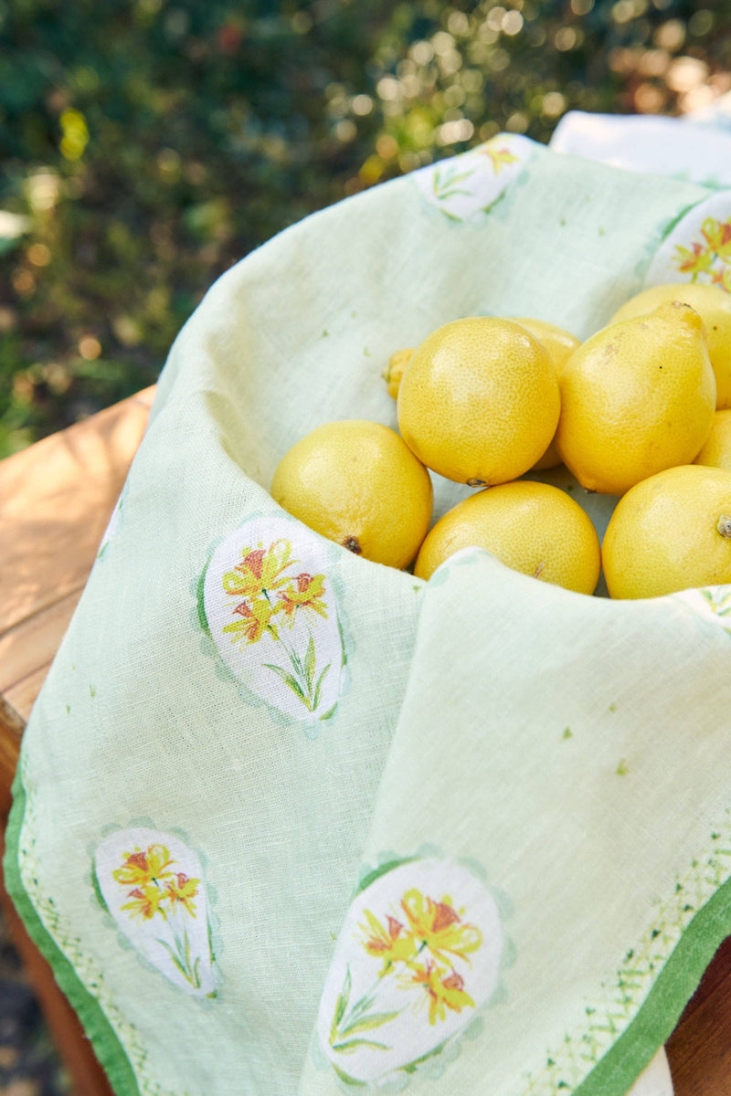 {Darling Lemon} Linen Kitchen Towel :: Daffodil – Ellington & French