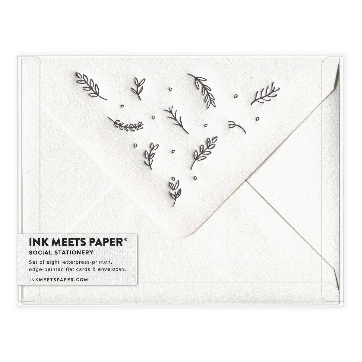 {Ink Meets Paper} Social Stationery Notecards :: Botanics :: Set of 8 ...