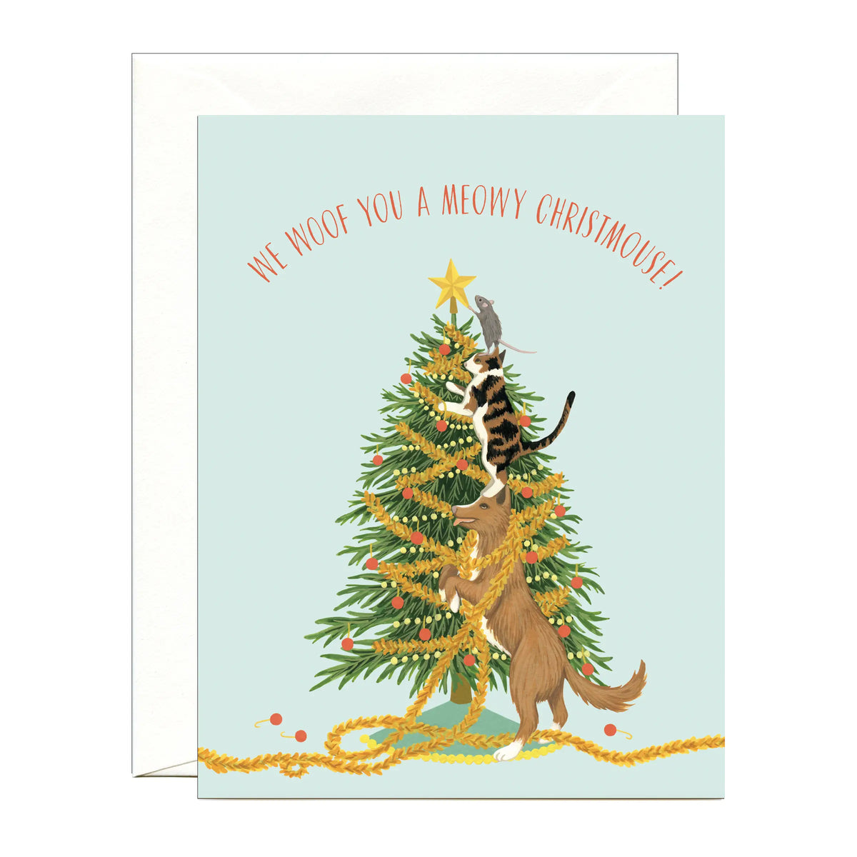 {Yeppie Paper} Decorating Dog & Cat Holiday Notes :: Box of 8 ...